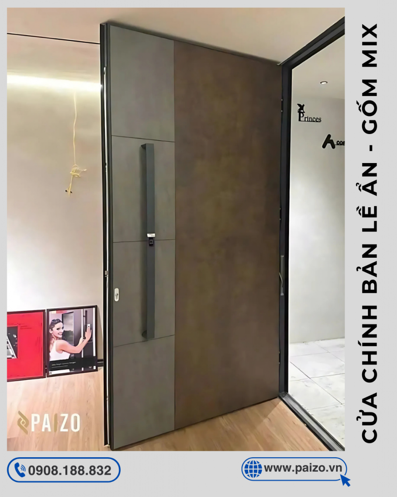 Cửa chính Pivot trục xoay - PZ8002 - paizo.vn