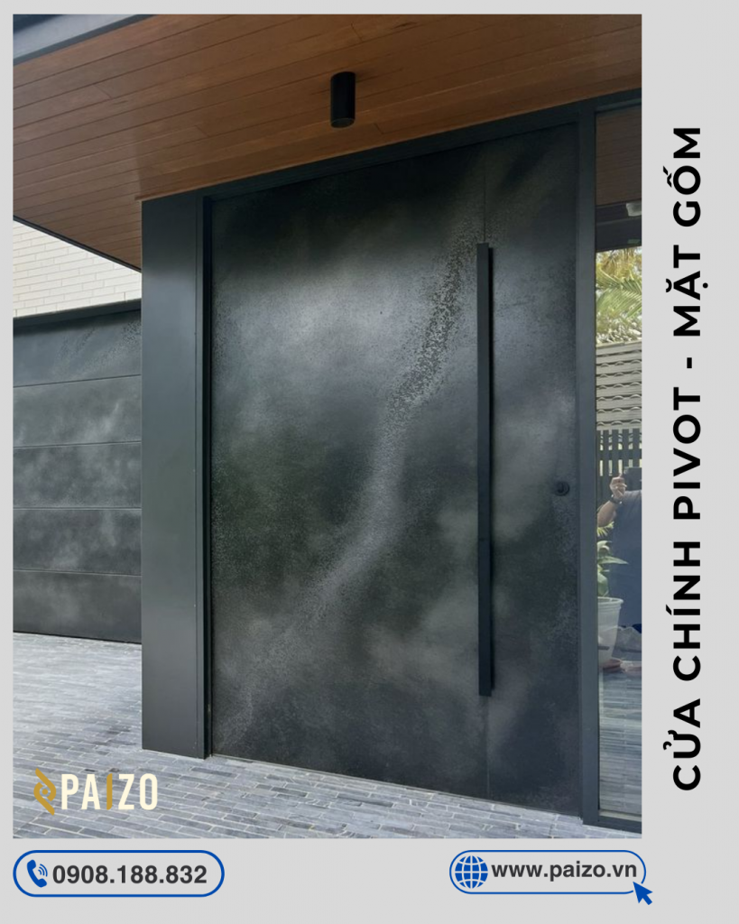 Cửa chính Pivot trục xoay - PZ8002 - paizo.vn